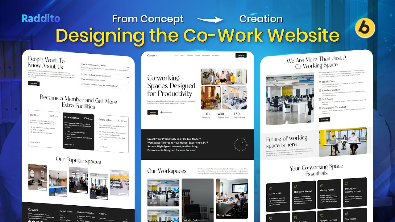 How I Built This Modern Co-Working Website in WordPress | WordPress    Bricks Builder  Tutorial