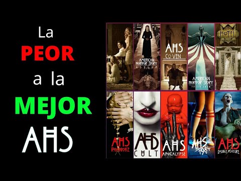 De la Peor a Mejor temporada de American Horror Story | TOP