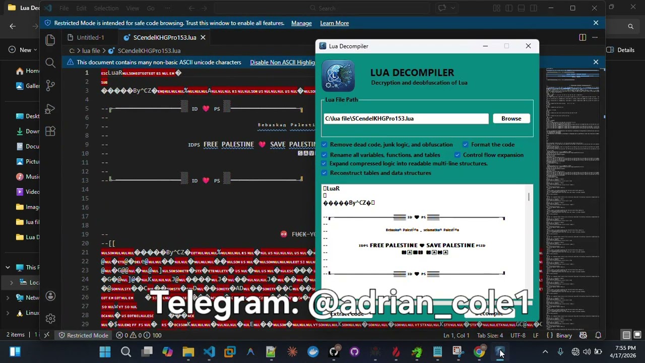 Advanced Lua Decompiler