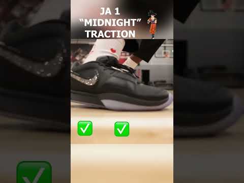 JA 1 "MIDNIGHT" TRACTION TEST!! #shorts #jamorant #ja1 #kicks #sneakers #nike #nba #sneakerhead