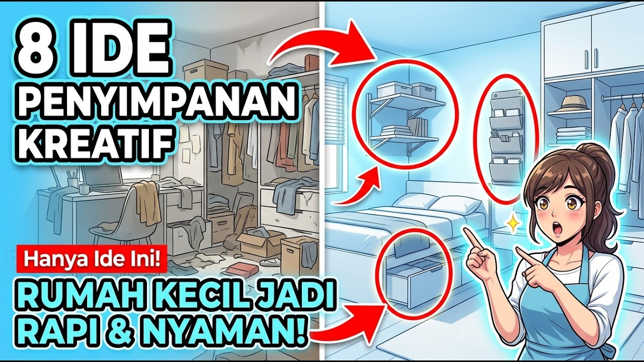 8 Ide Storage Kreatif untuk Rumah Kecil, Rumah menjadi bersih rapi nyaman , bebas kumuh