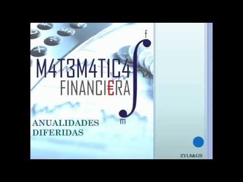 Anualidades Diferidas - PARTE 1