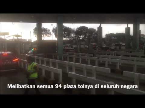Cashless toll at PLUS-operated highway