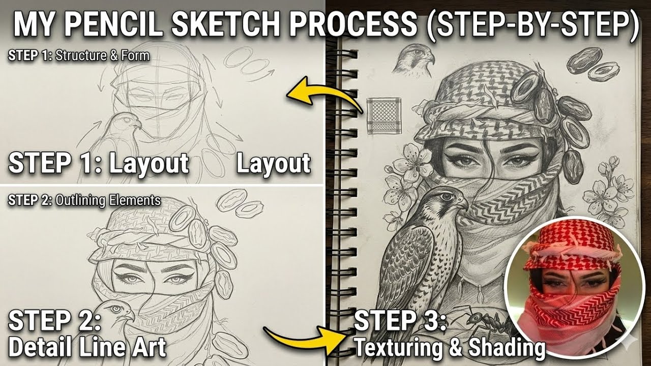 Drawing Dubai Vibes 🇦🇪 | Pencil Sketch Art #shorts #art #drawingtutorial #drawing 