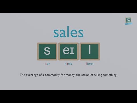 How to pronounce sales ?