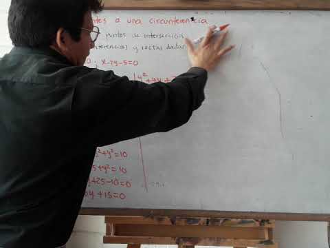 Rectas secantes a una circunferencia