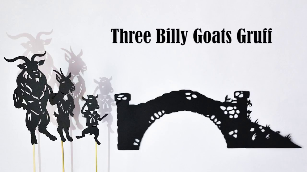 Three Billy Goats Gruff: Shadow Puppets Play