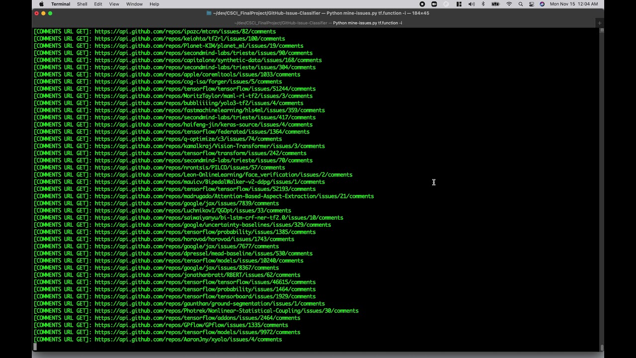 GitHub Issue Classifier Tool Demo