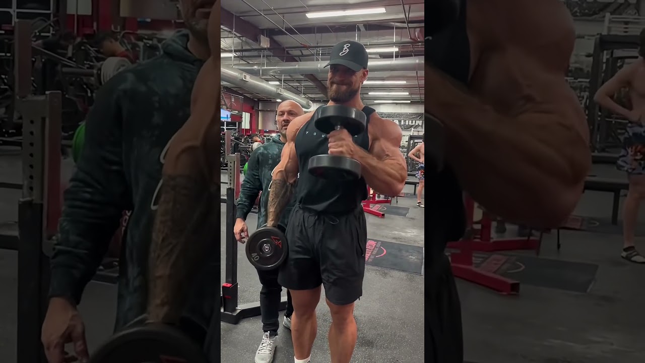 CBUM ARM DAY WORKOUT #cbum #workout #olympia #fitness #trending