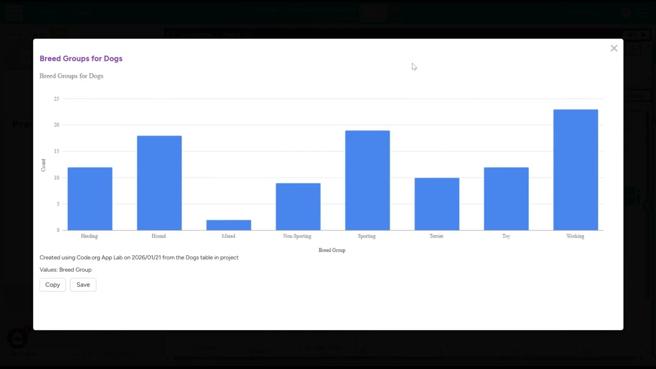 Computer Science Principles Unit 5: Lesson 2 -  Exploring One Column