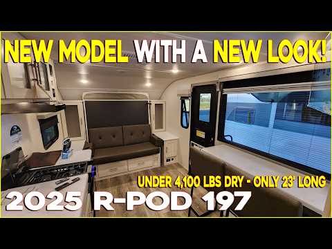 NEW MODEL! 2025 Rpod 197 Travel trailer by Forestriver RVs at Couchs RV Nation a RV Wholesaler