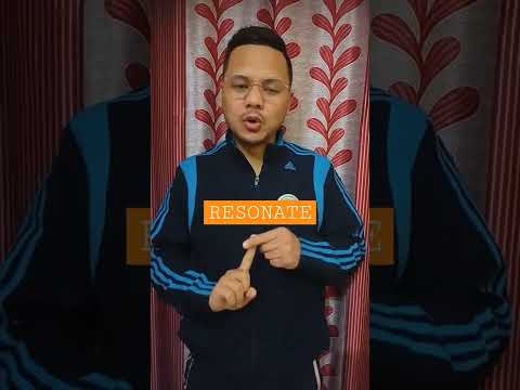 48- RESONATE - the word of the day #dheermartolia #englishwala #shorts #english #vocabulary