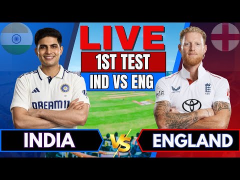 🔴 INDIA vs ENGLAND 1st TEST Day 4 | Live Cricket Match Score Today | IND vs ENG Live | 2nd Session