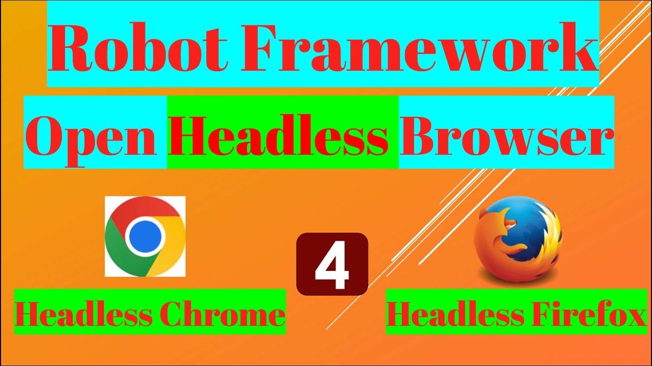 How to open browser in headless mode using Robot Framework?