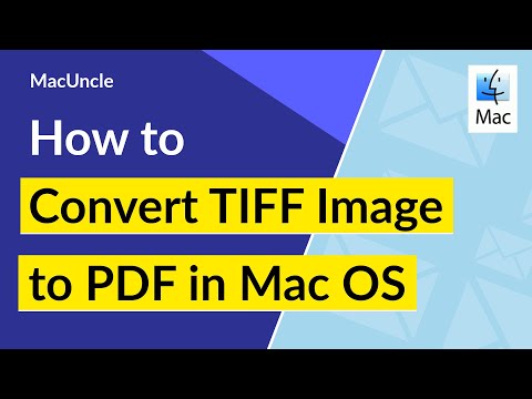 How to Convert Tiff to PDF on Mac Operating System ?