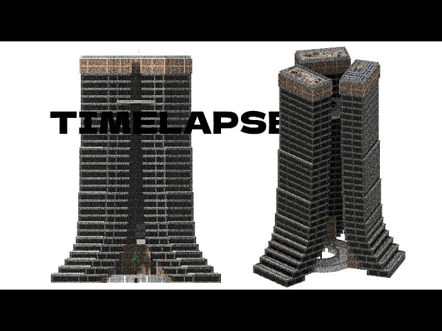 Skyscraper Week 2 - Atari Towers - Triple w/ full interior Minecraft Map