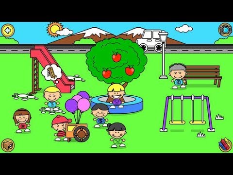 Let's color Choo Choo Park! coloring game for kids - Ellie