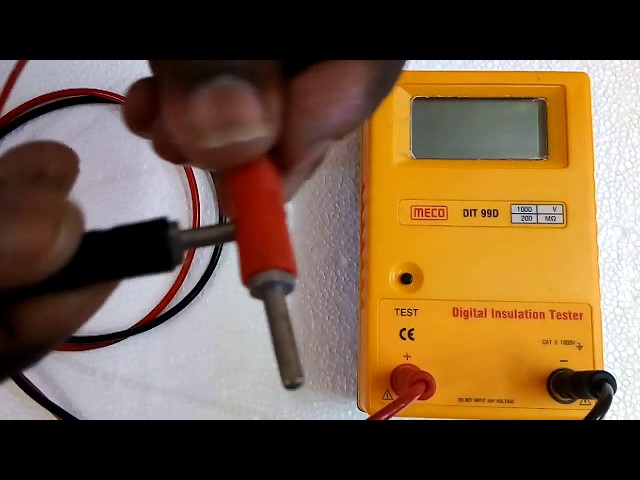 Analog & Digital Insulation Testers - CIE-444 Analog Insulation Tester ...