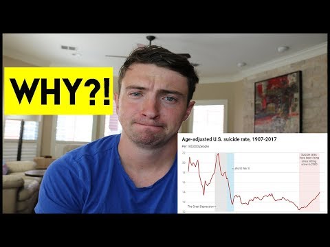Suicide Rates reach Highest Point since WW2 | Why? (3 causes)