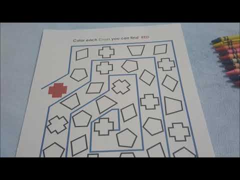 2D Shapes Printable Book For Preschoolers - Kindergarteners