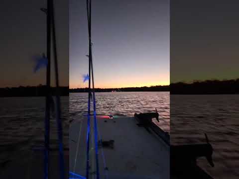 something about sunsets on a boat that rest the soul. #sunset #fishing #boat #orange #light