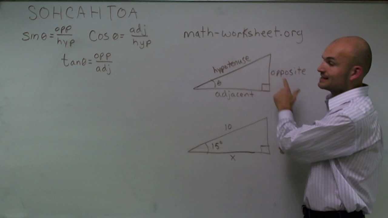 Algebra - Beginning Trigonometry Finding Missing Sides of Triangles - Easy