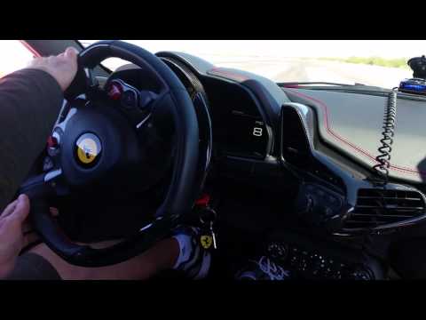 Ferrari 458 Speciale 157mph in the half mile