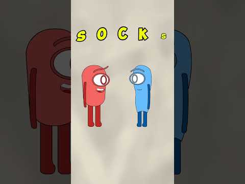 The Secret Language of Socks! 🧦😜 #comedy #socks #spanish #spell #language #shortsvideo