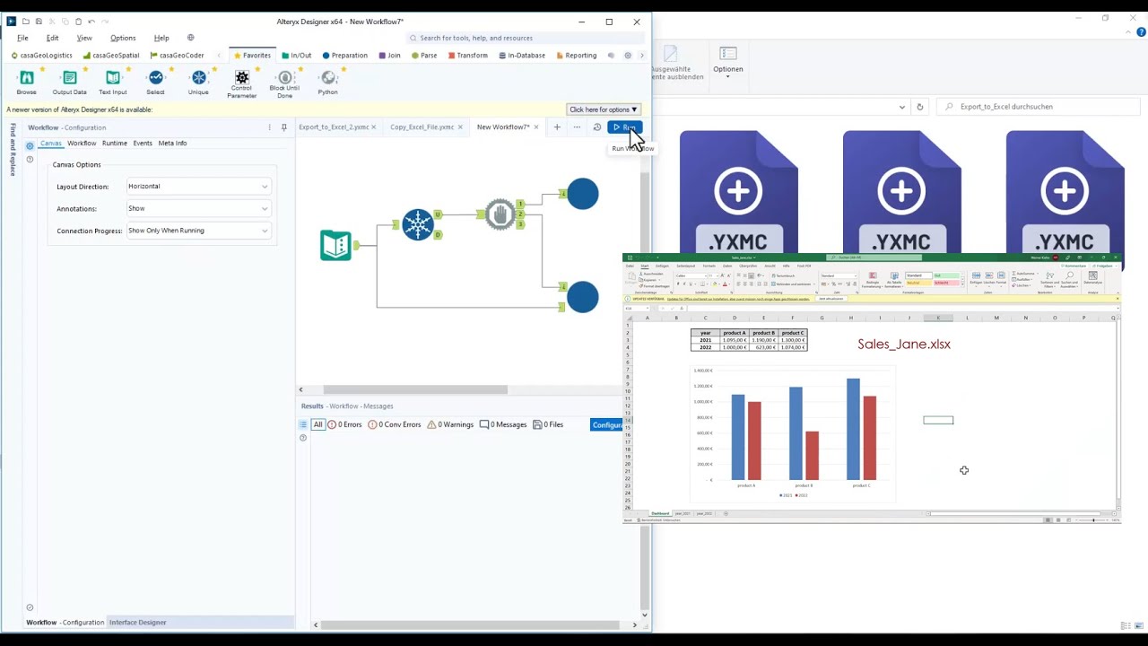 Export to Excel with Alteryx - #02 Using Excel Templates