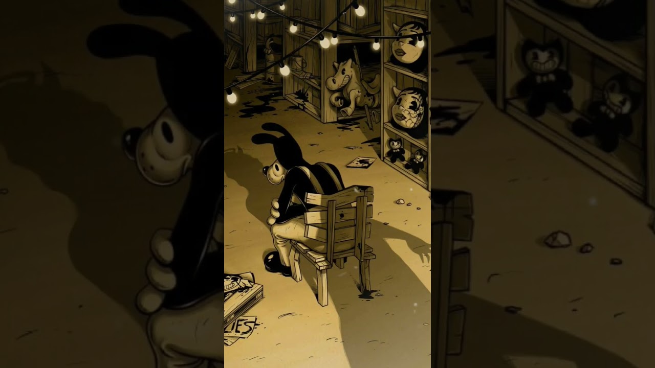 WALLPAPER BENDY AND THE INK MACHINE #papeldeparede