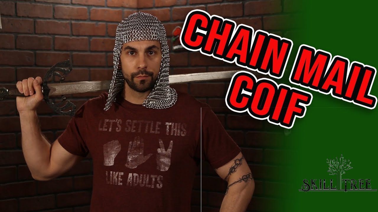 Make Chain Mail Armor! Learn To Make A Mail Coif Step By Step | Skill Tree