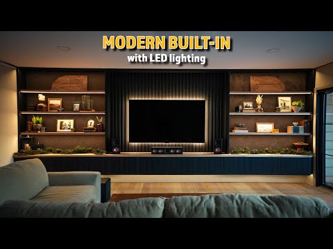 Building Our Dream Entertainment Center | Start to Finish DIY