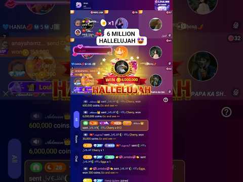 6,000,000 hallelujah in poppo #poppoppop #lucky #shorts