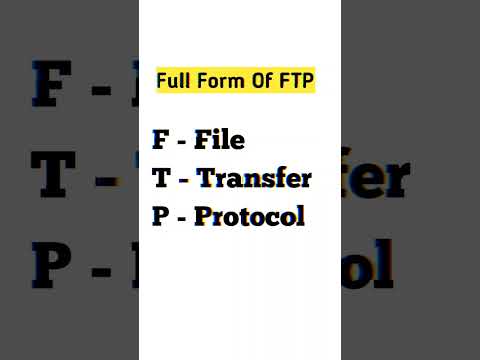 FTP Full Form #FTP #fullform #video #shorts