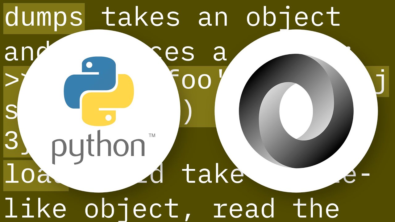 What is the difference between json.dumps and json.load?