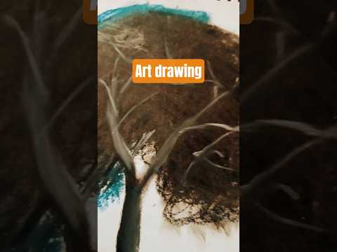How to make easy painting ideas#beautiful drawing for tree π³π³π«°π¨#crayon #trending #art #drawing
