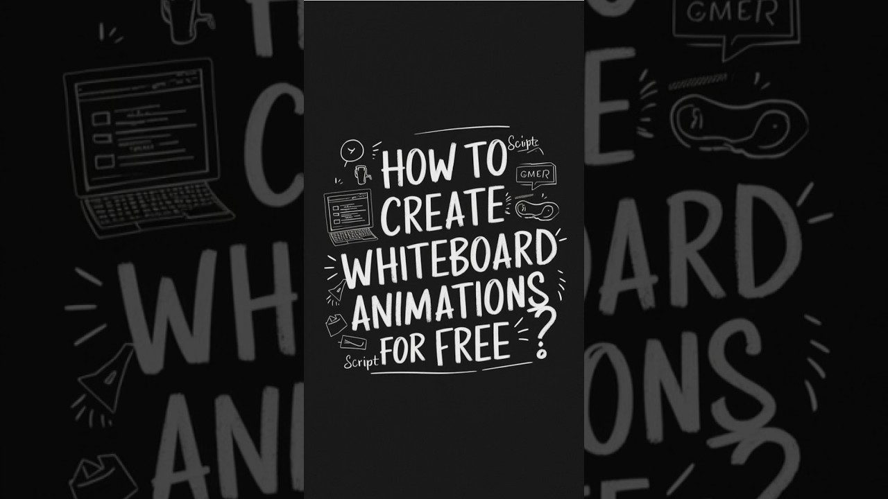 How to create whiteboard animation for free?