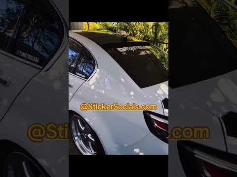 Turned My V8 into a Hooligan ππ¨ Thanks to StickerSocials.com π #HoldenV8 #StickerFlex