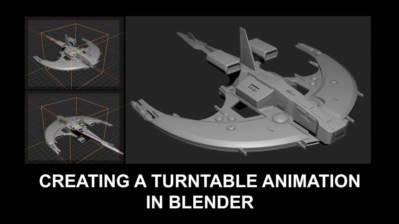 Creating A Turntable Animation In Blender