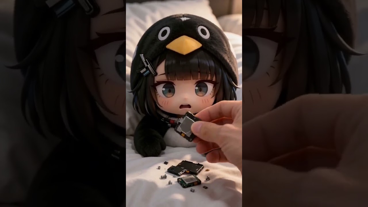 Gugu Gaga Cute mobile surprise || #gugugaga #cute #chibi #animation #penguin #anime