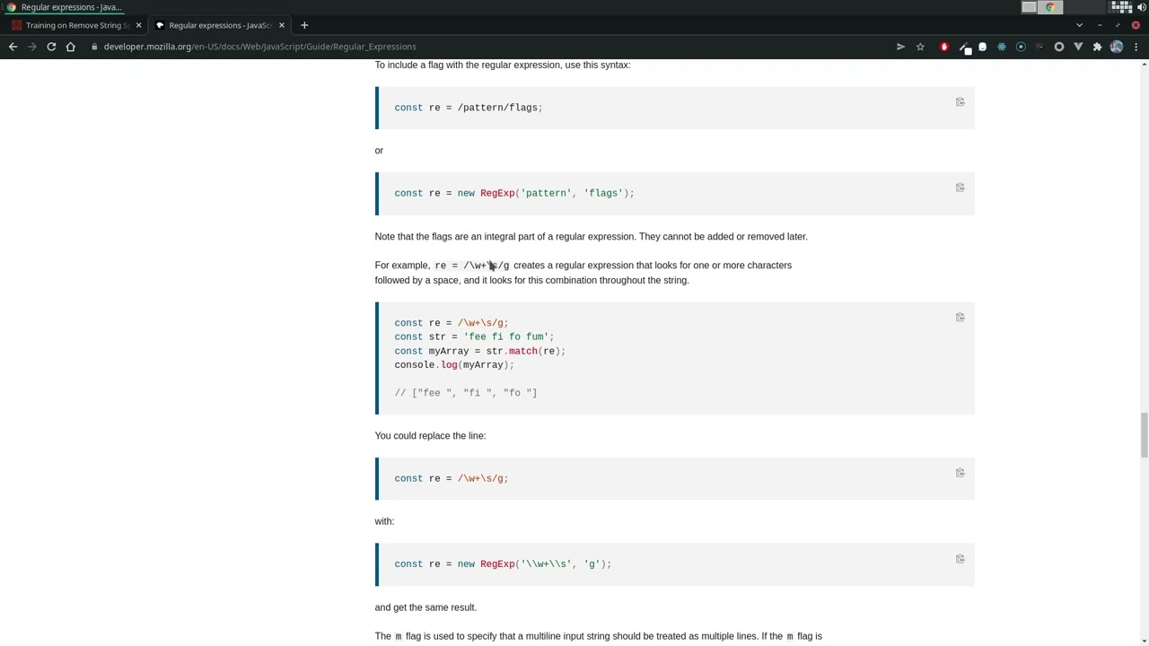 CodeWars - Fundamental - JavaScript - Remove String Spaces