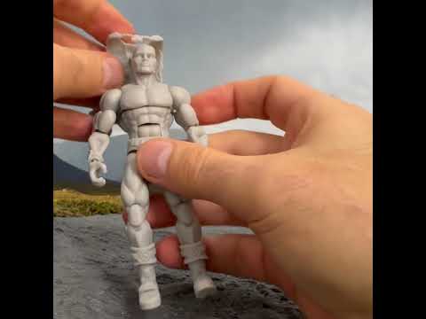 The Coo articulated action figure with removable cowl and cape