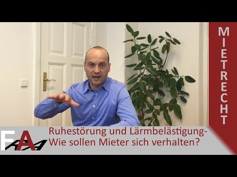 Ruhestörung und Lärmbelästigung - Wie sollen Mieter sich verhalten? | Mietrecht