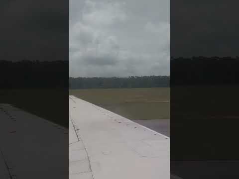 FlySafair FA441 taking off from East London Airport to Durban. Boeing 737-400
