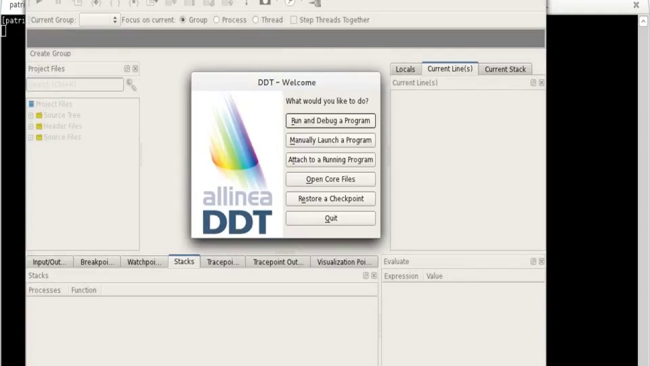 Arm DDT Tutorial: Start an MPI program