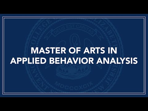 Master of Arts in Applied Behavior Analysis