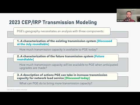 CEP/IRP Roundtable - September 2024