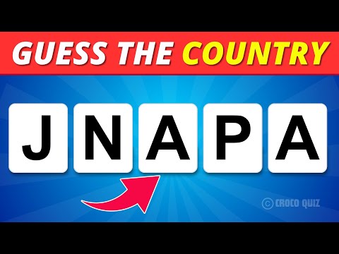 Live Unscramble the Country Quiz Challenge! Can You Get Them All Right? 🌍🧠 (Only Geniuses Can!)
