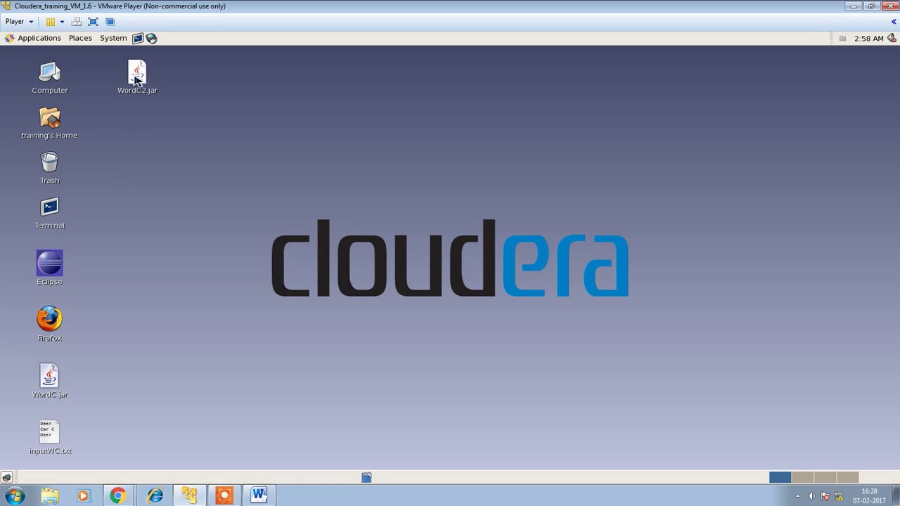Big Data - 1. Demonstration of Word Count Java program using Hadoop Map-Reduce Part-1