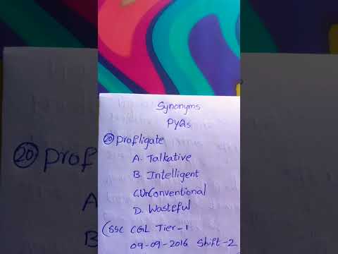 Profligate Synonyms